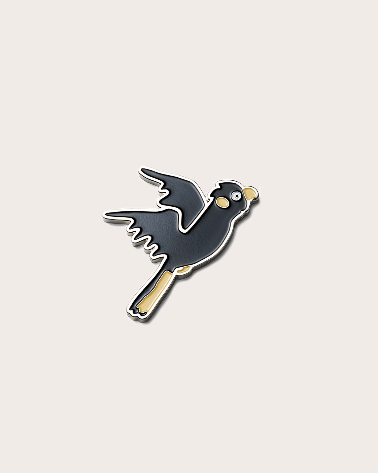 Left of Field Golf Black Cockatoo Golf Ball Marker | Soft Hands Club